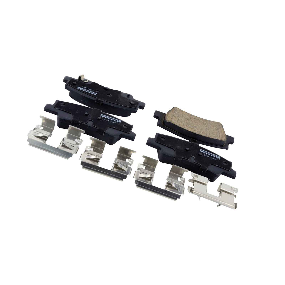 PAD KIT, DISC BRAKE, REAR - KIT (WITH ANTI SQUEAL SHIM, WITH BRACKETS ...