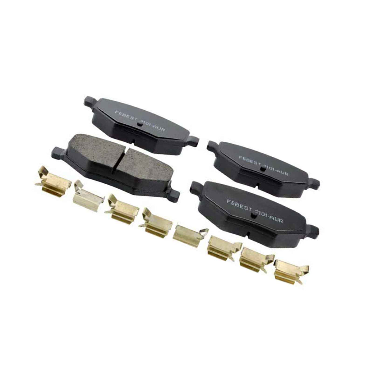 PAD KIT, DISC BRAKE, REAR - KIT (WITH ANTI SQUEAL SHIM, WITH BRACKETS ...